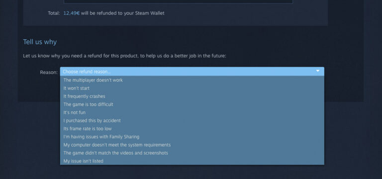 Guide: How to Get a Refund on Steam