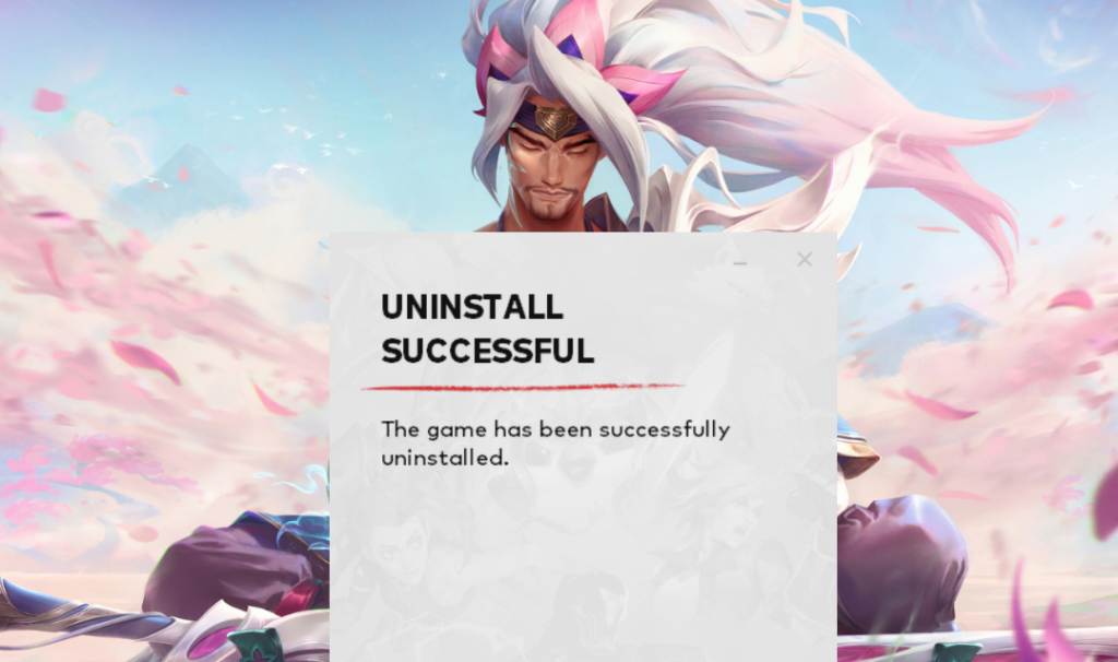League of Legends Uninstallation Guide